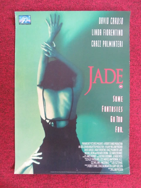 JADE VHS VIDEO Poster David Caruso Linda Fiorentino 1995 £14.99 ...