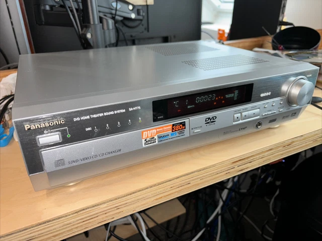 PANASONIC SA-HT75 5 Disc DVD Home Theatre System £1.00 - PicClick UK