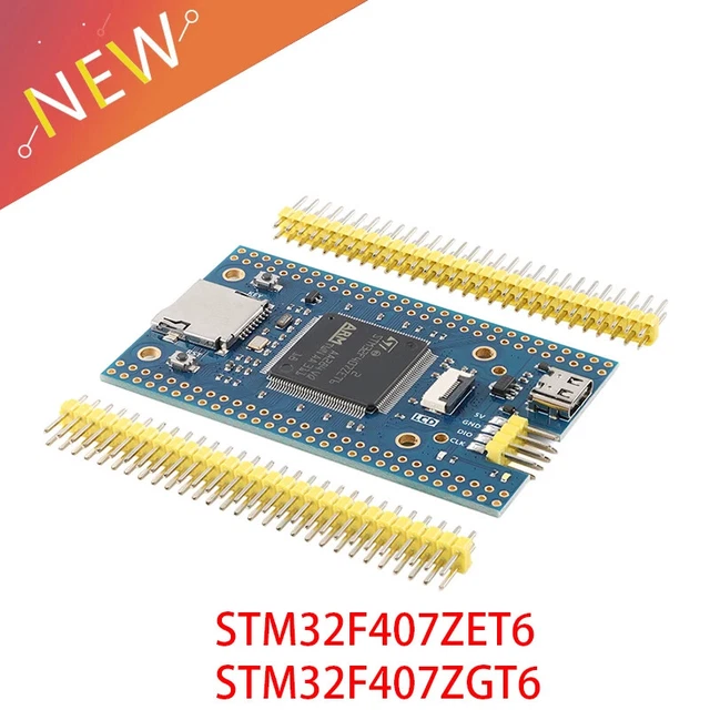 STM32F407ZET6 DEVELOPMENT BOARD, Cortex-M4 ARM Core, STM32F407 Series ...