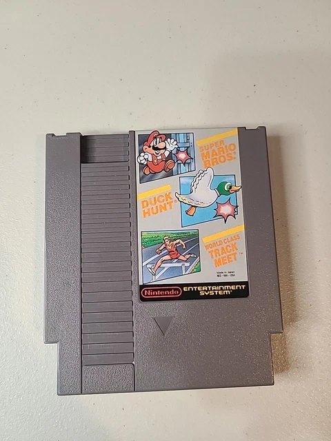 SUPER MARIO BROS. / Duck Hunt / World Class Track Meet Nintendo NES ...