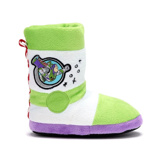DISNEY KIDS BUZZ Lightyear Slippers Toy Story Padded Cosy Home Shoes ...