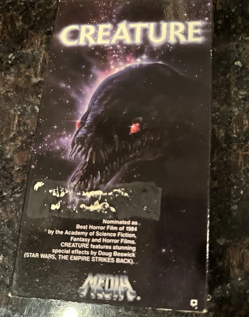 CREATURE (VHS, 1985) Klaus Kinski, Sci-Fi Horror, Media, Video ...