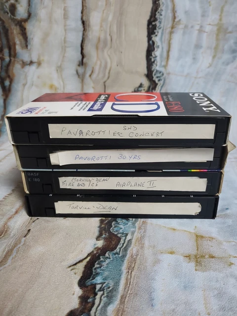 USED BLANK VHS Tapes x 4 circa 1990s - set 2 £12.99 - PicClick UK