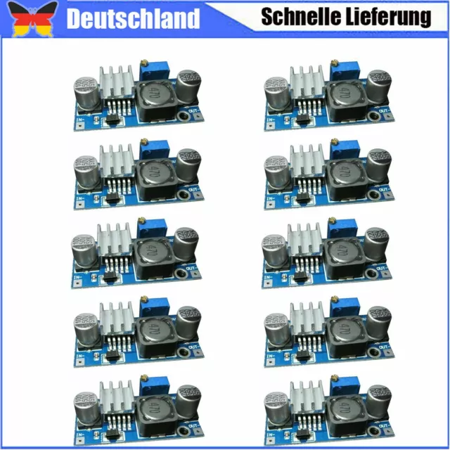 10-40STK LM2596 DC-DC Step Down Spannungswandler Arduino Modul Regler ... 10-40STK LM2596 DC-DC Step Down Spannungswandler Arduino Modul Regler ...
