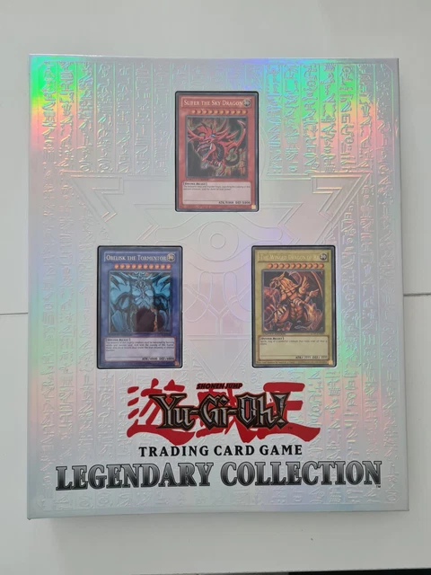 LEGENDARY COLLECTION YU Gi Ho Classeur + Cartes Dieux Égyptiens EUR 30 ...