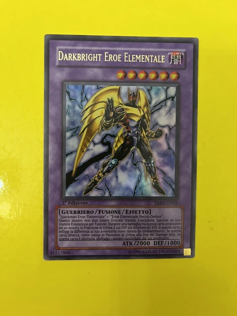 YU GI OH Carta Taev-It042 Darkbright Eroe Elementale Ultra Rara 1Edz Tempesta EUR 34,90 ...