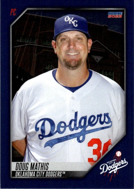 2023 CHOICE DOUG Mathis recrue Oklahoma City Dodgers AAA Los Angeles ...