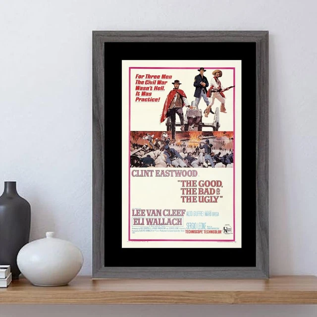 THE GOOD THE Bad And The Ugly Movie Poster Repro A4 Size Mounted £6.50 ...