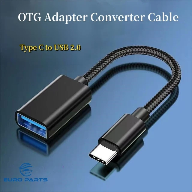 OTG ADAPTER CONVERTER Cable USB-C 3.1 Type-C Male to USB 2.0 Type A ...
