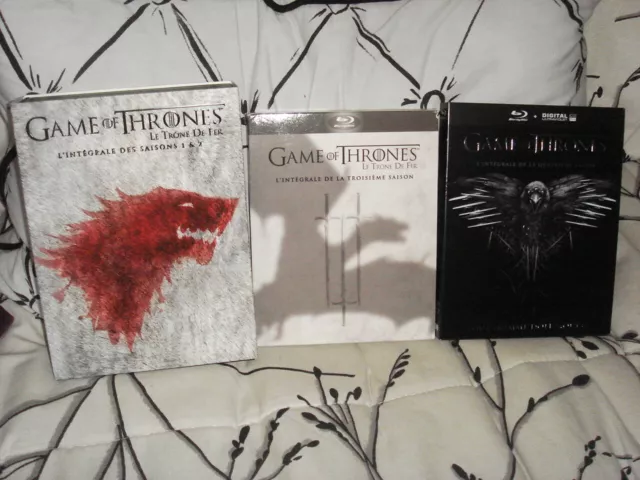 Coffret Game Of Thrones Intégrale Saison 1 And 4 Tbe Saison 3 And 4 Blu Ray