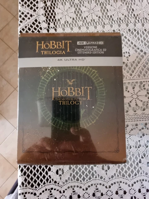 LO HOBBIT - La Trilogia 4K Steelbook (6 4K Ultra HD Blu-ray) Box Saga ...