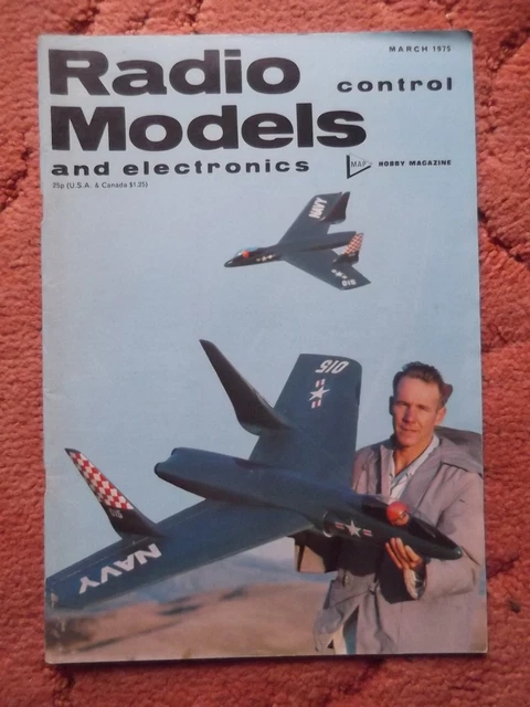 RADIO CONTROL MODELS and Electronics Magazine March 1975 no plan £1.16 ...