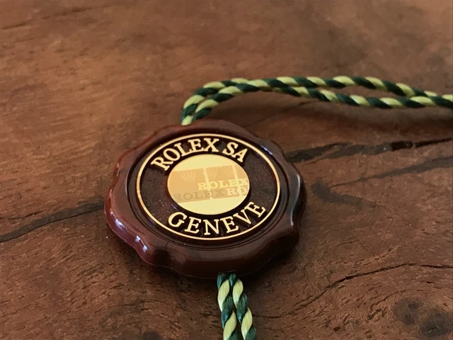 ETIQUETTE ROLEX TAG - Maroon - Officially Certified Swiss - Watches ...