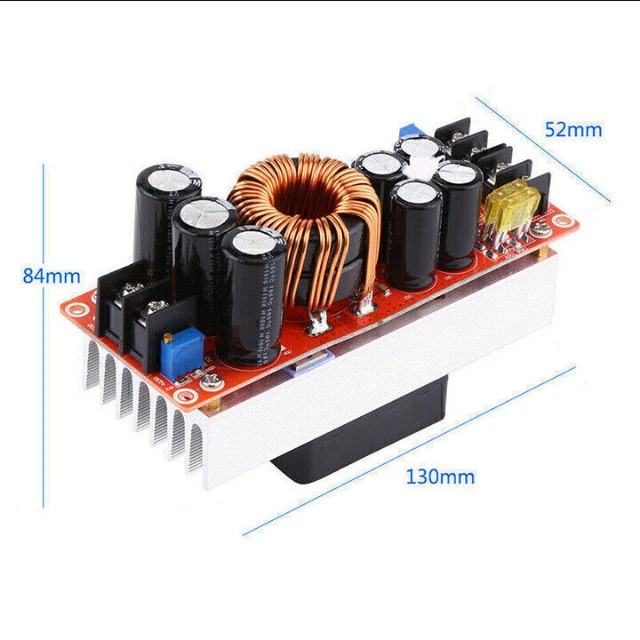 1500W 30A DC-DC Boost Converter Step Up Power Supply Module Constant ...