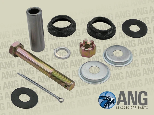 MGA, MGB, MGB-GT Front Lower Fulcrum, Trunnion Bolt & Seals Kit ...