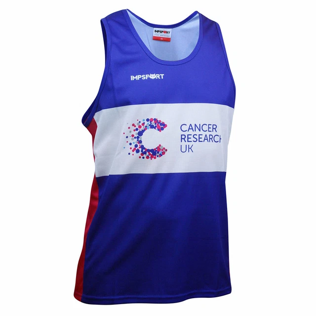 CANCER RESEARCH UK Running Vest Top - Official Charity Kit £15.00 ...