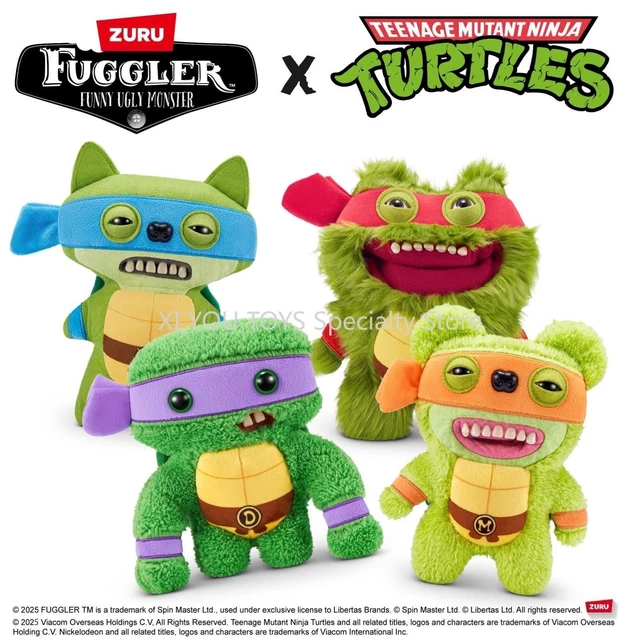 NEW FUGGLER UGLY Monster Teenage Mutant Ninja Turtles Raphael 9 Inch ...