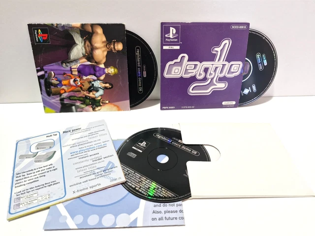 SONY PLAYSTATION 1 PS1 DEMO disc game Lot (Registered Users Pack/Club ...