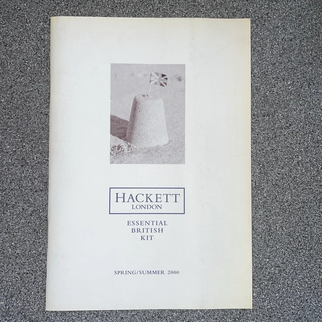 HACKETT ESSENTIAL BRITISH Kit Spring/Summer 2000 catalogue incl price list VGC £3.99 - PicClick UK