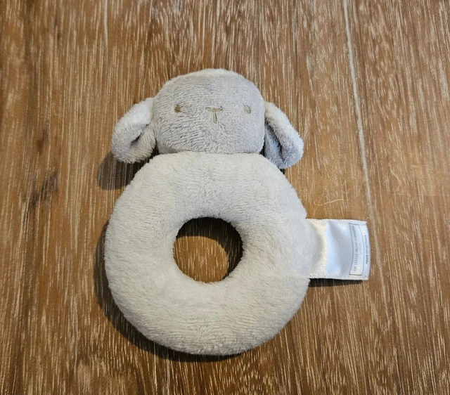 THE LITTLE WHITE Company Rattle Little Lamb White 7" Soft Toy £9.99 ...