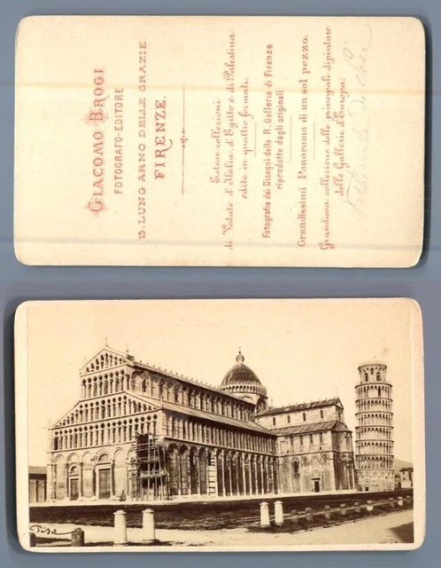 G. BROGI, ITALIE, Pise La cathédrale Notre-Dame de l'Assomption Vintage ...