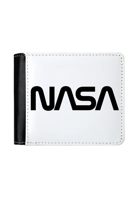 CLASSIC NASA LOGO Insignia Faux Leather Mens Wallet Birthday Fathers ...