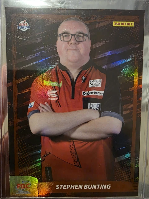 PANINI PDC WC 2025 Stephen Bunting 'The Bullet' 16/50 Parallel Card £47 ...