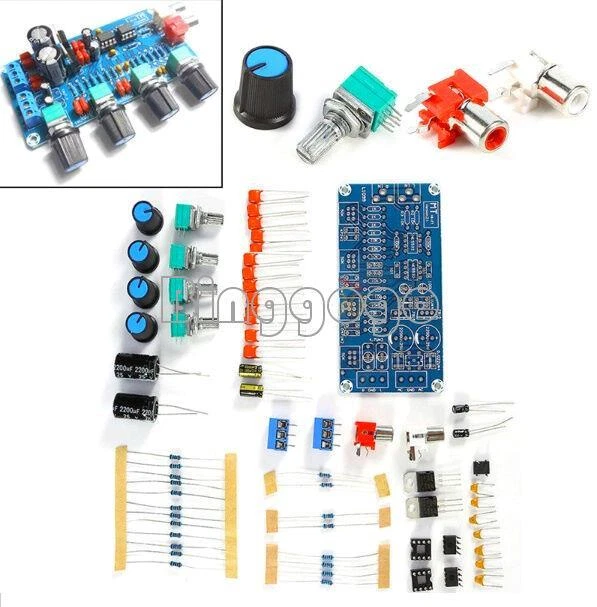AMPLIFICATORE HIFI OP-AMP volume tono EQ Control Board preamplificatore ...