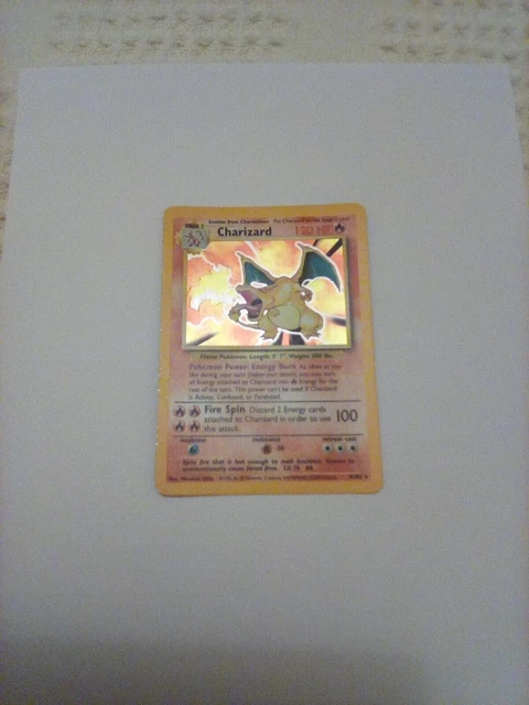 POKÉMON TCG CHARIZARD Original Base Set 4/102 Holo 1999 Rare - MINT ...