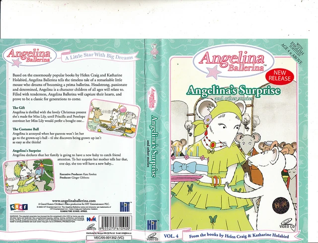 ANGELINA BALLERINA-ANGELINA'S SURPRISE/+ Other Stories-Children ...