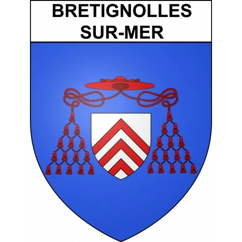 BRETIGNOLLES-SUR-MER 85 VILLE sticker blason écusson autocollant adhésif EUR 6,99 - PicClick FR