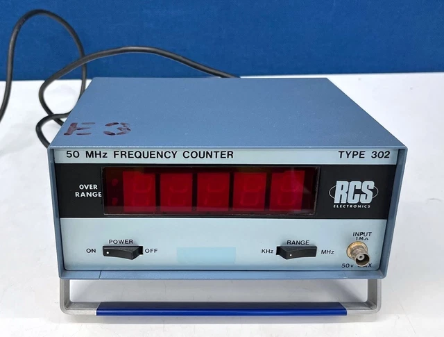 RCS ELECTRONICS 50MHZ Frequency Counter Type 302 £50.00 - PicClick UK