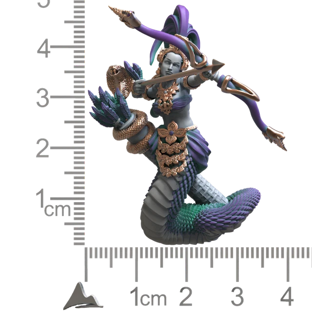 SNAKE ARCHER B | Phaya Naga | Printerra | RPG D&D Pathfinder Wargaming ...