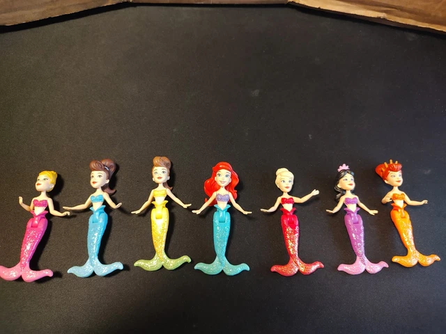 DISNEY THE LITTLE Mermaid 30 Years~Ariel And Her Sisters~7 Pieces £23. ...