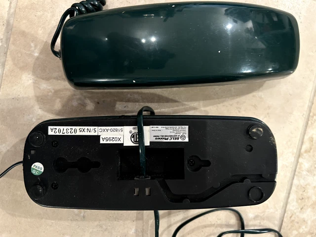 NORTHWESTERN BELL PHONES Vintage Landline Phone Favorite ~ Hunter Green ...