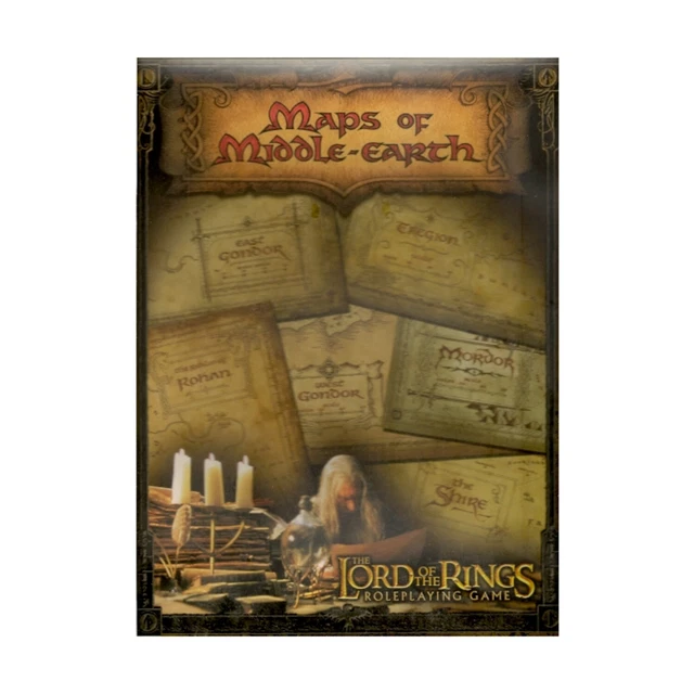 DÉCHIFFRER LOTR RPG D20 Cartes De La Terre Du Milieu VG/NM EUR 97,00 ...