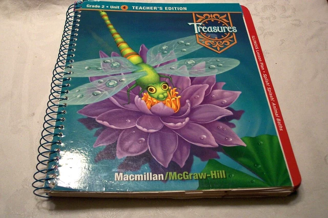 MACMILLAN MCGRAW HILL Reading Spiral Teacher Edition Treasures Grade 2 ...