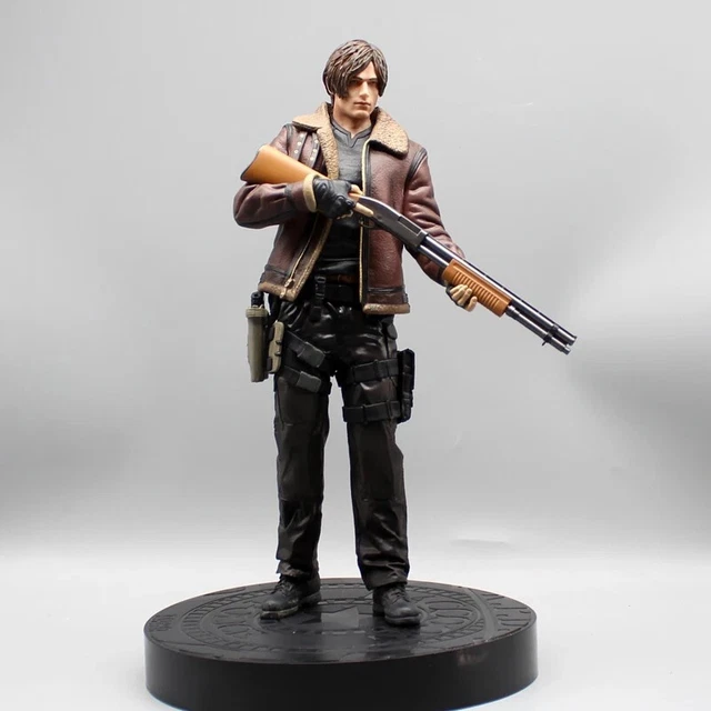 RESIDENT EVIL LEON S Kennedy Action Figure, PVC Statue 33cm, Collectibl ...
