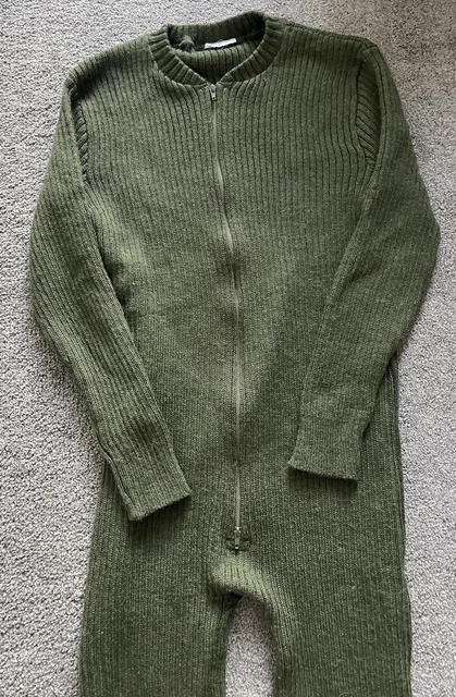 BRITISH RAF ISSUE Aircrew Inner Knitted Coverall Suit MK1 Thermal Size ...