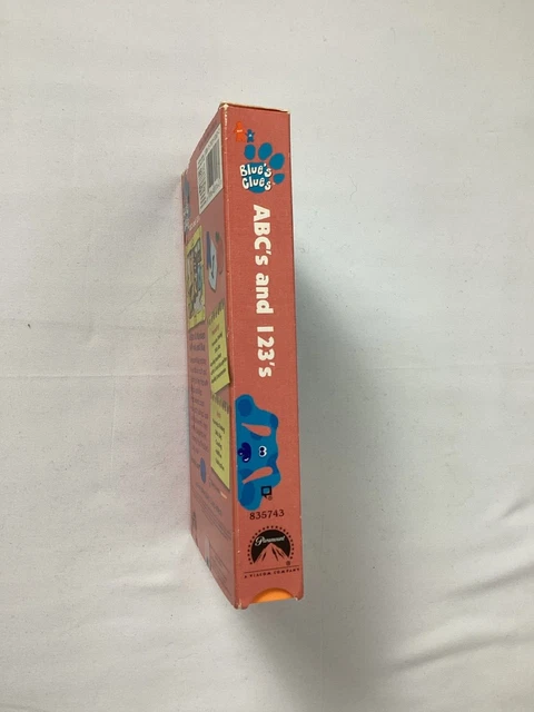 BLUES CLUES VHS Play Along with Blue ABC’s and 123’s classic Good Time ...