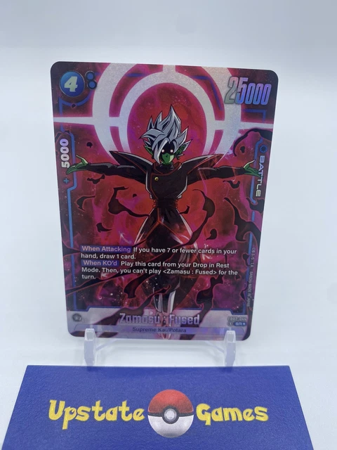 DRAGON BALL SUPER Fusion World Blazing Aura Zamasu Fused FB02-044 Alt ...