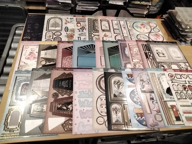 HUNKYDORY 30X CARD making Toppers Sheets. Brand New. Bundle #1 Mixed ...