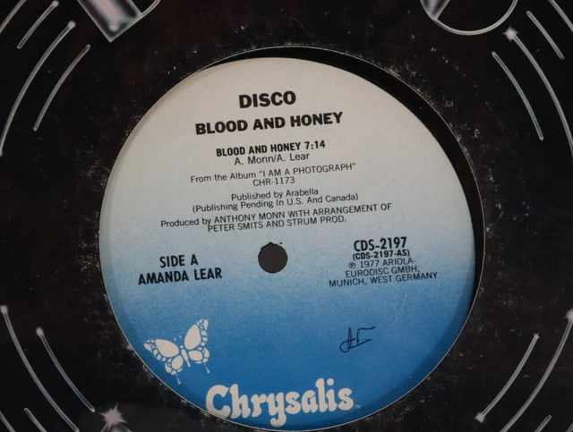 DISCO BLOOD AND Honey 12 pouces vinyle Chrysalis Amanda Lear EUR 11,10 - PicClick FR