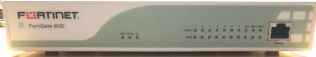 FORTINET FORTIGATE 60D Router Firewall mit Netzteil und neuester ...