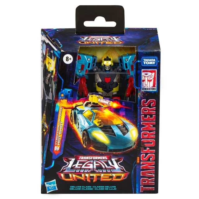 TRANSFORMERS LEGACY UNITED Deluxe Class Cybertron Universe Hot Shot EN ...