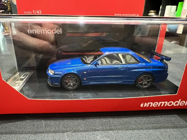 ONEMODEL 1/43 NISSAN Skyline GT-R (R34) V-Spec II (Bayside Blue) $165. ...