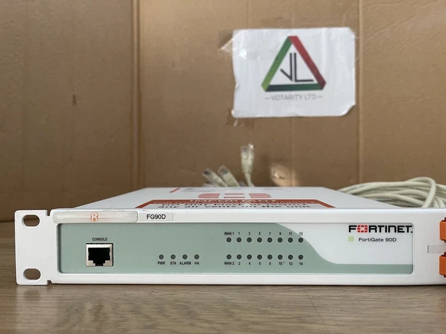 FORTINET FORTIGATE-90D FIREWALL con staffe senza alimentatore Fortigate FG-90D -Inc IVA EUR 153 ...