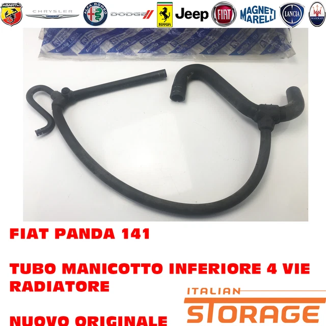 FIAT PANDA 141 Tubo Manguito 4 Vías De Inferior Radiador Nuevo Original 7758115 EUR 50,00 ...