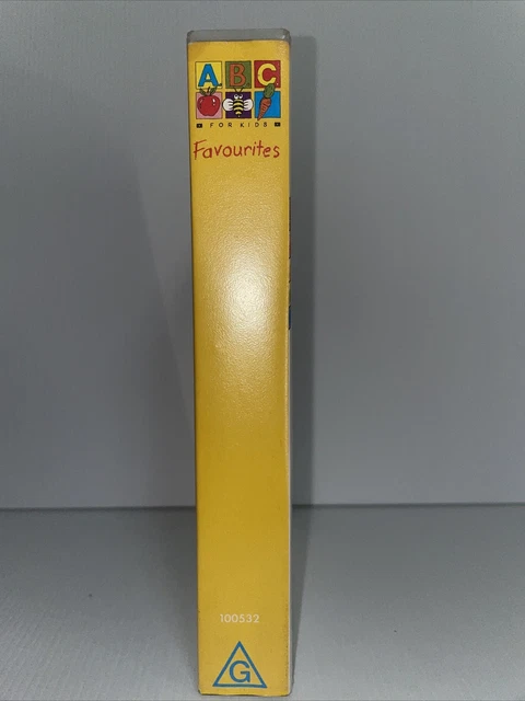 ABC FOR KIDS - Favourites (VHS,1997) PAL VHS Good Condition **RARE** $8 ...
