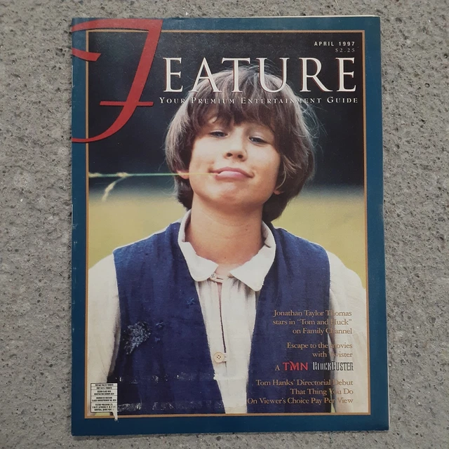 FEATURE MAGAZINE JONATHAN Taylor Thomas Special Effects Movies Films ...